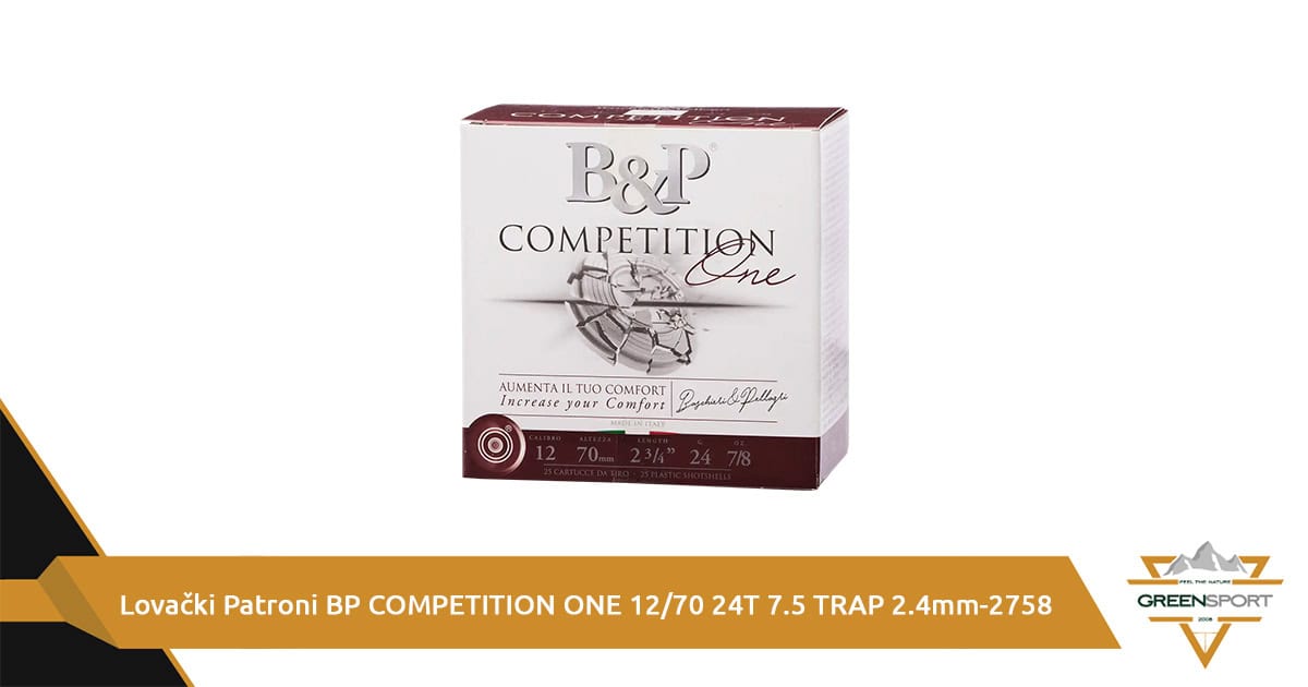 Lovački Patroni BP COMPETITION ONE 12/70 24T 7.5 TRAP 2.4mm-2758 ...