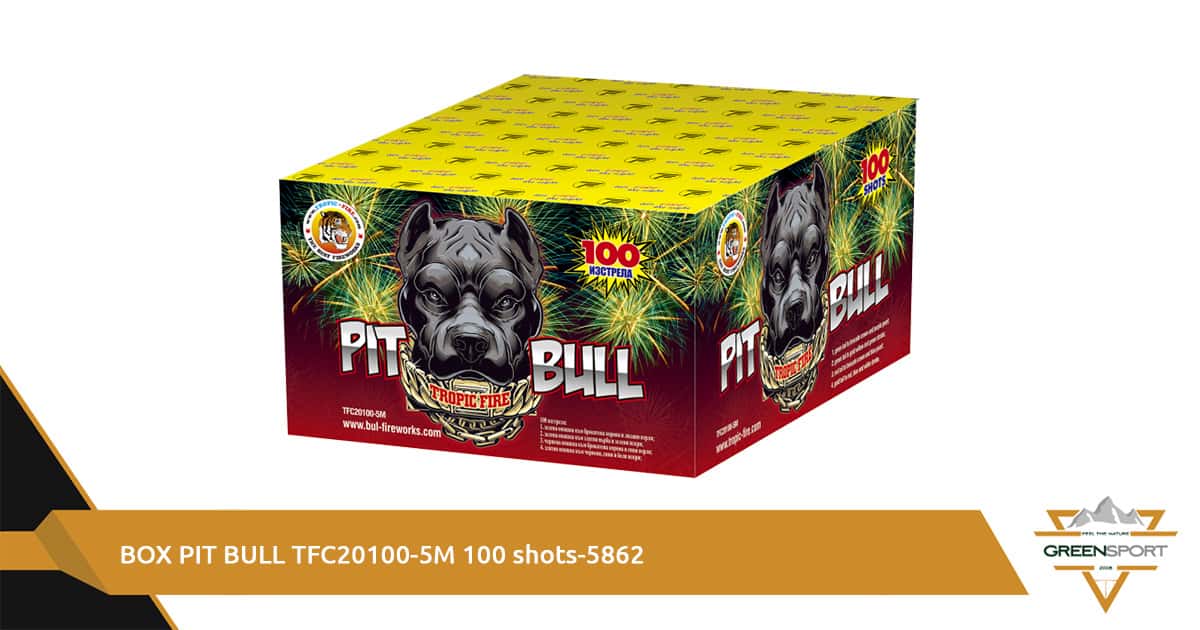 BOX PIT BULL TFC20100-5M 100 shots-5862 - GREENSPORT