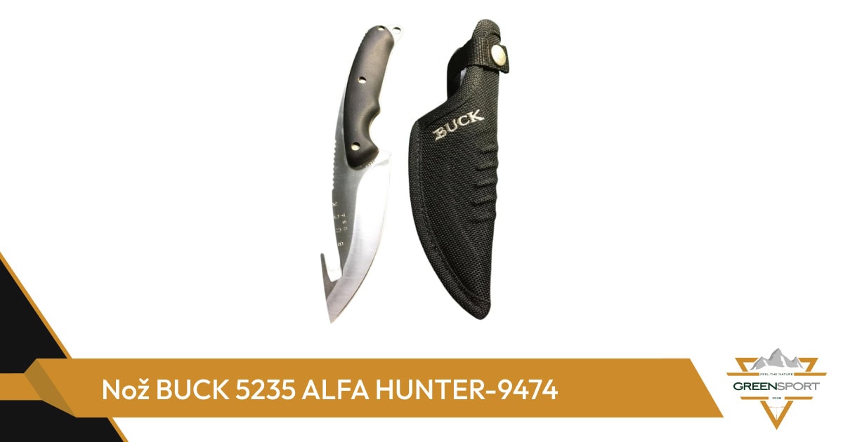 Nož BUCK 5235 ALFA HUNTER-9474 - GREENSPORT